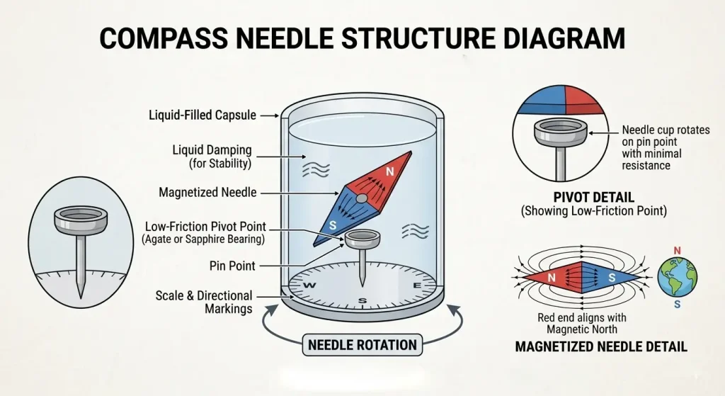 Global Compass Needle Explained: Why Some Compasses Work in Both ...